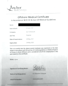 OGUK medical provider list | Offshore medicals near you